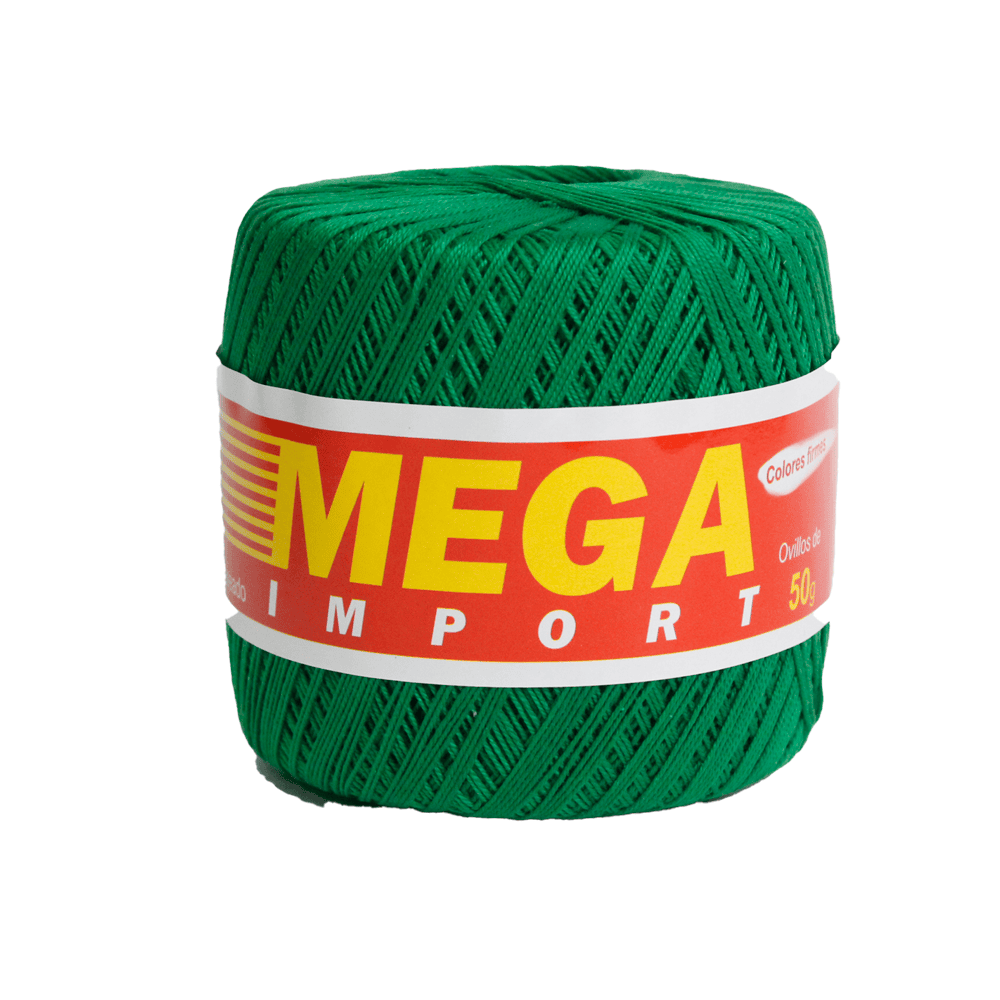 Hilo De Algodon Para Tejer 5487 Verde X 50Gr Paquete X 6Ovillos X 50Gramos