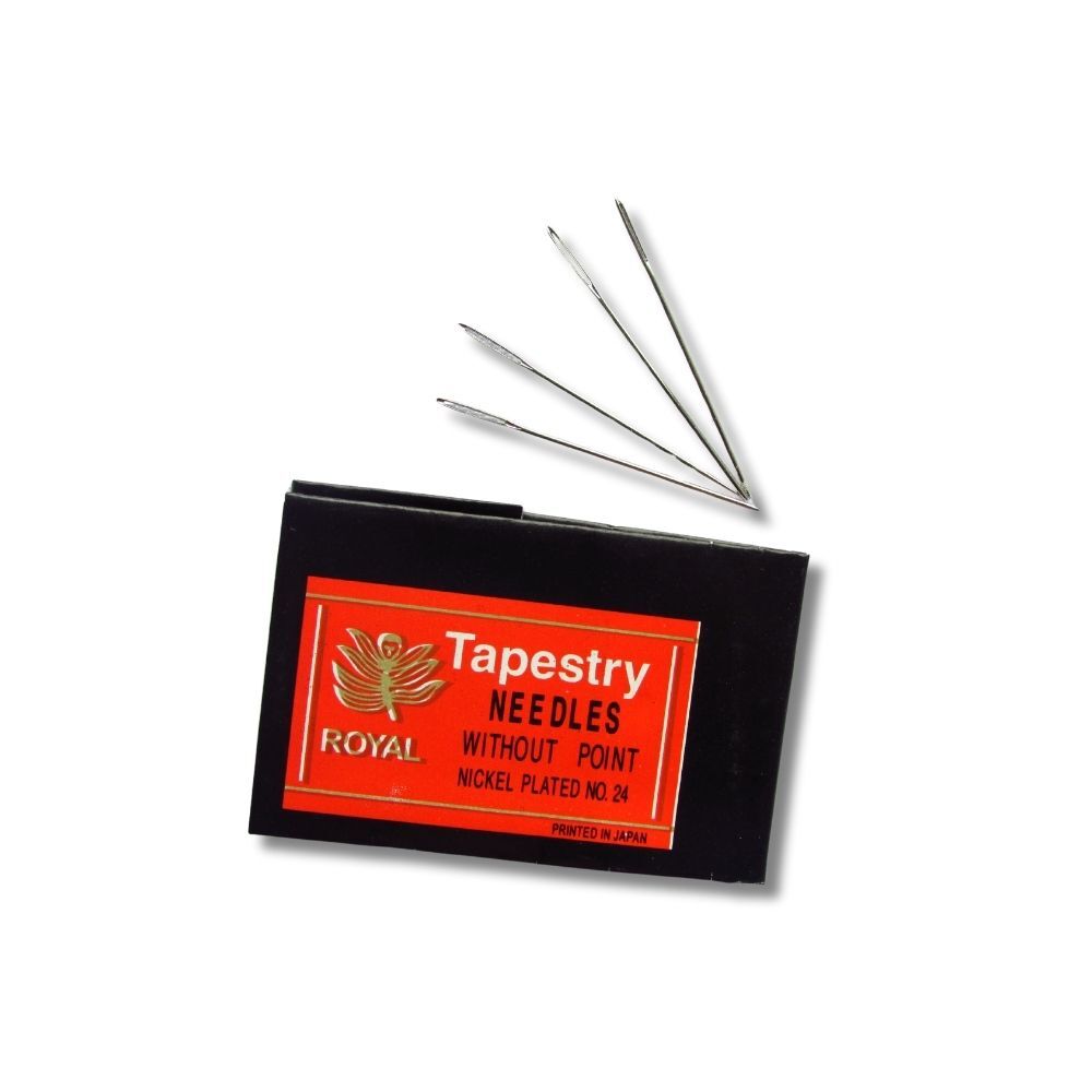 Aguja Punta Roma No 24 Ojo Plateado Millar