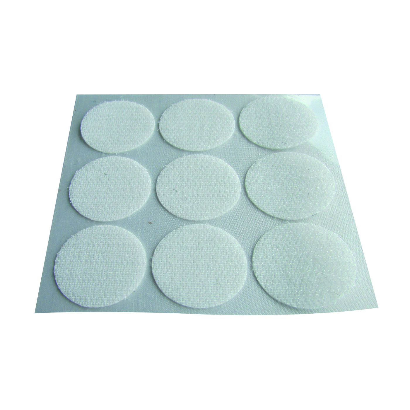 Velcro Circulo Adhesivo 3Cm Blanco Paquete X 27 Unidades
